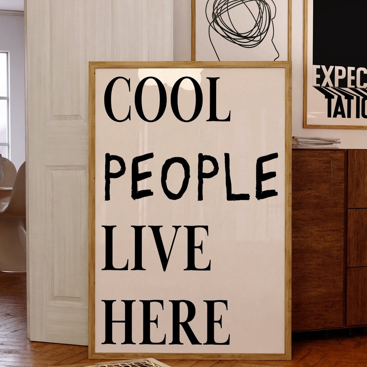 Kna Prints - Typography Print, Wall Art Print, Neutral Wall Art, Above ...