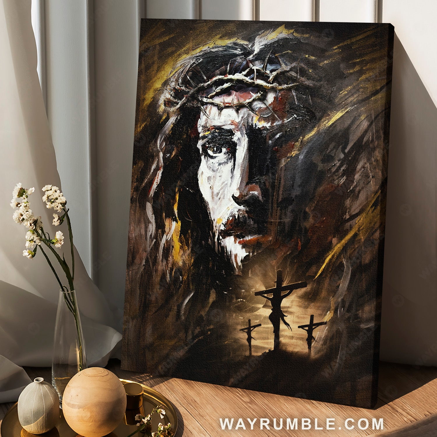 Kna Prints - Unique Jesus, Watercolor Painting, Jesus On The Cross, The ...