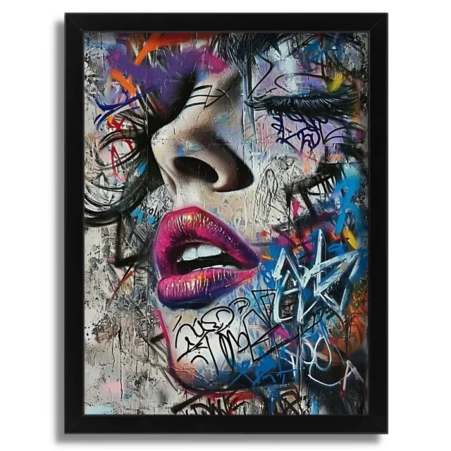 Kna Prints - Urban Graffiti Poster Contemporary Wall Art Graffiti ...