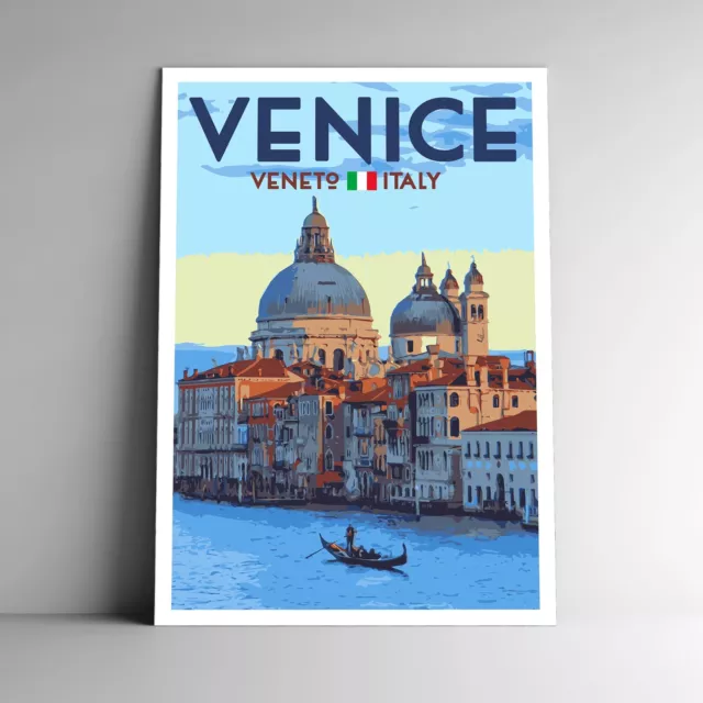 Kna Prints - Venice Italy Travel Poster The Floating City Poster - Kir ...
