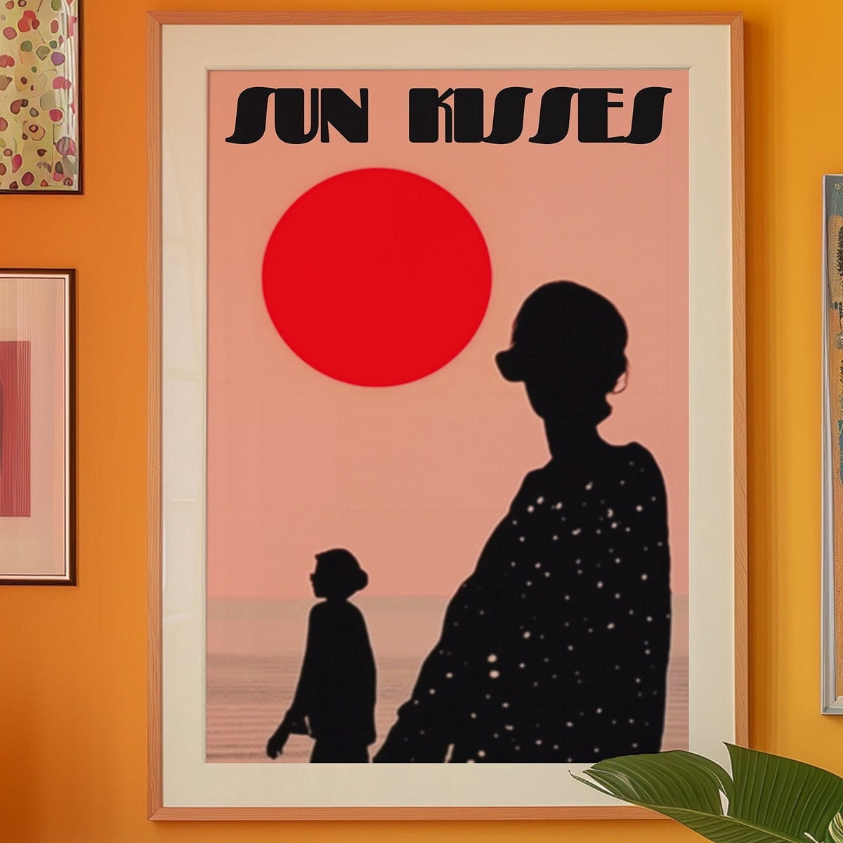 Kna Prints - Verano Poster, 70S Poster, Orange Wall Art, Kitchen Poster ...