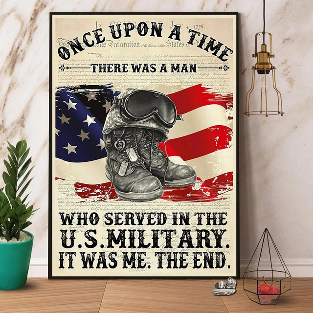 Kna Prints - Veteran There Was A Man Served In The Us Military Paper ...
