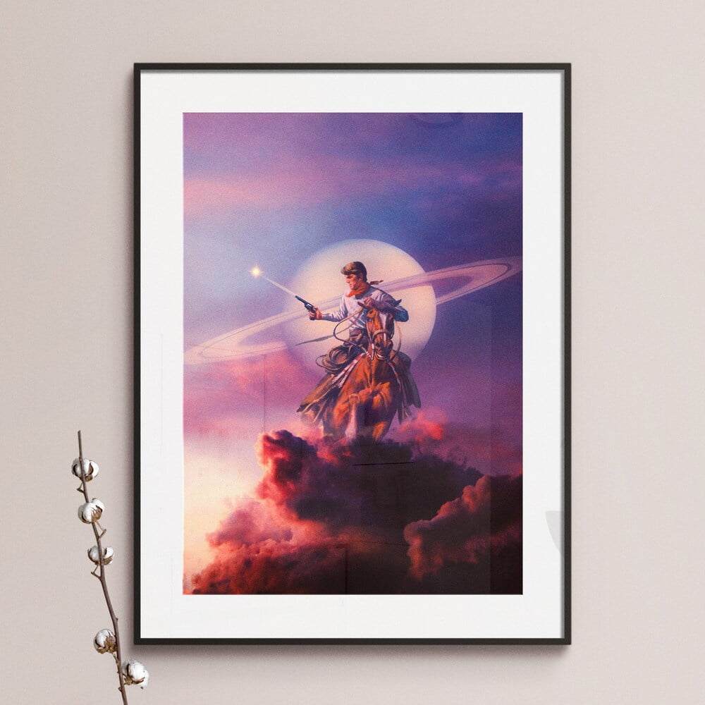 Kna Prints - The Victor, Cosmic Art, Retro Futuristic, Vintage Western ...