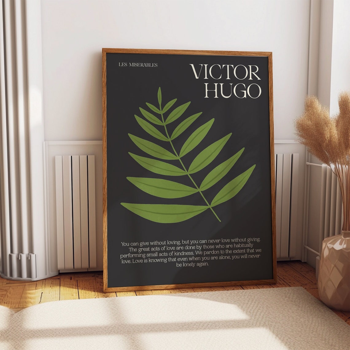 Kna Prints - Victor Hugo'S Famous Les Misã©Rables Quotes Wall ...