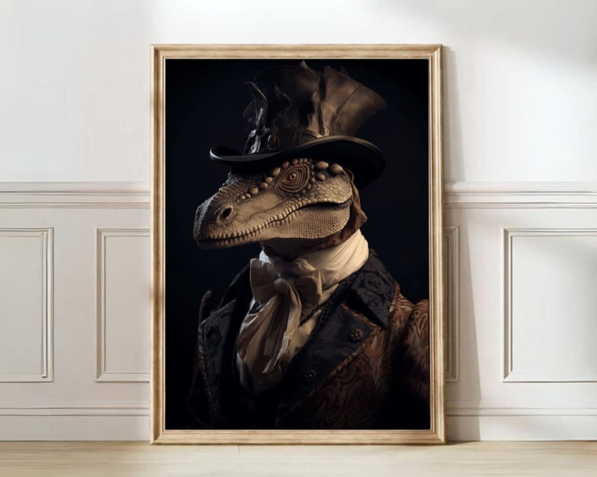 Kna Prints - Victorian Dinosaur Print Dinosaur Poster Vintage Animal ...