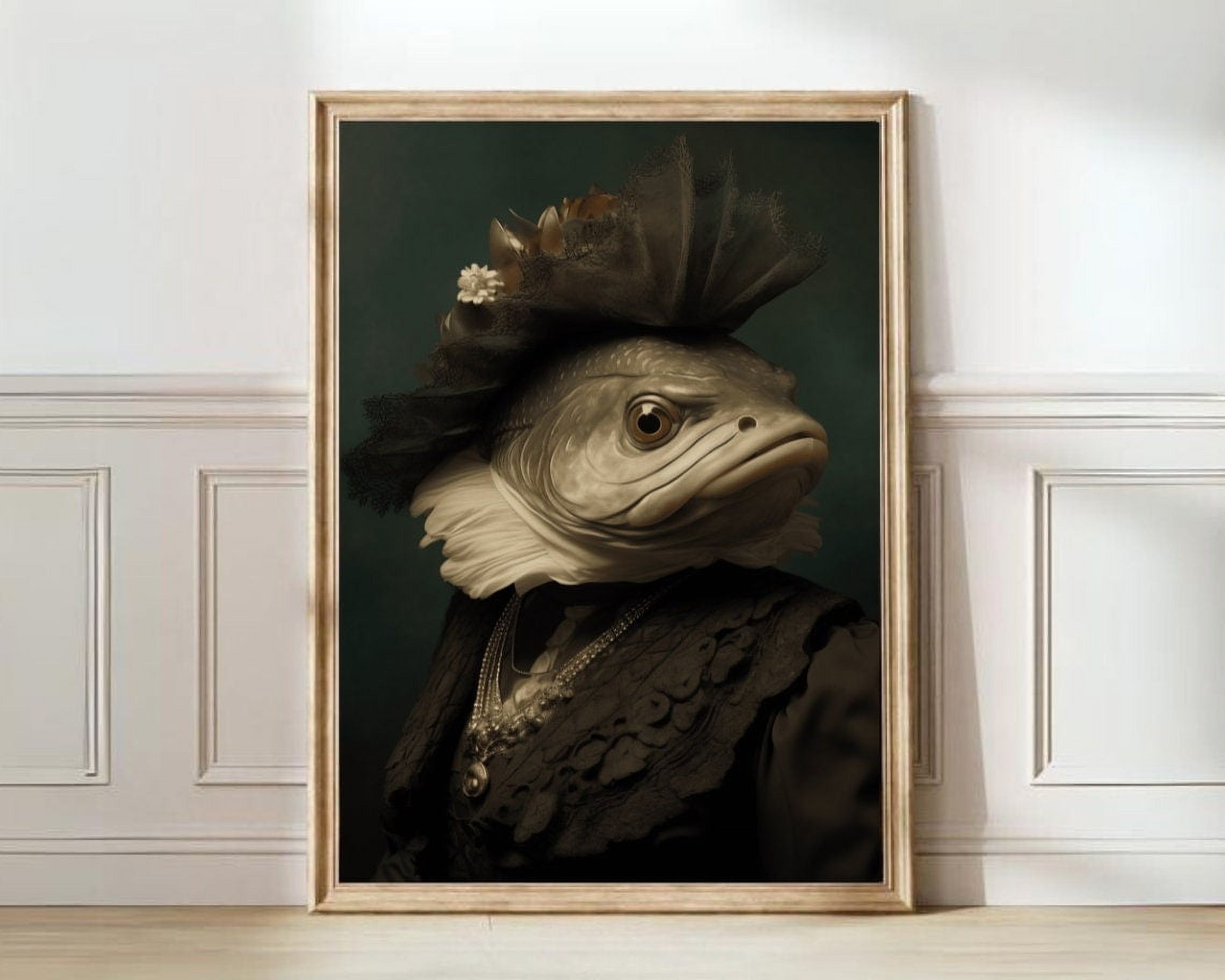 Kna Prints - Victorian Fish Print Fish Poster Vintage Animal Portrait ...
