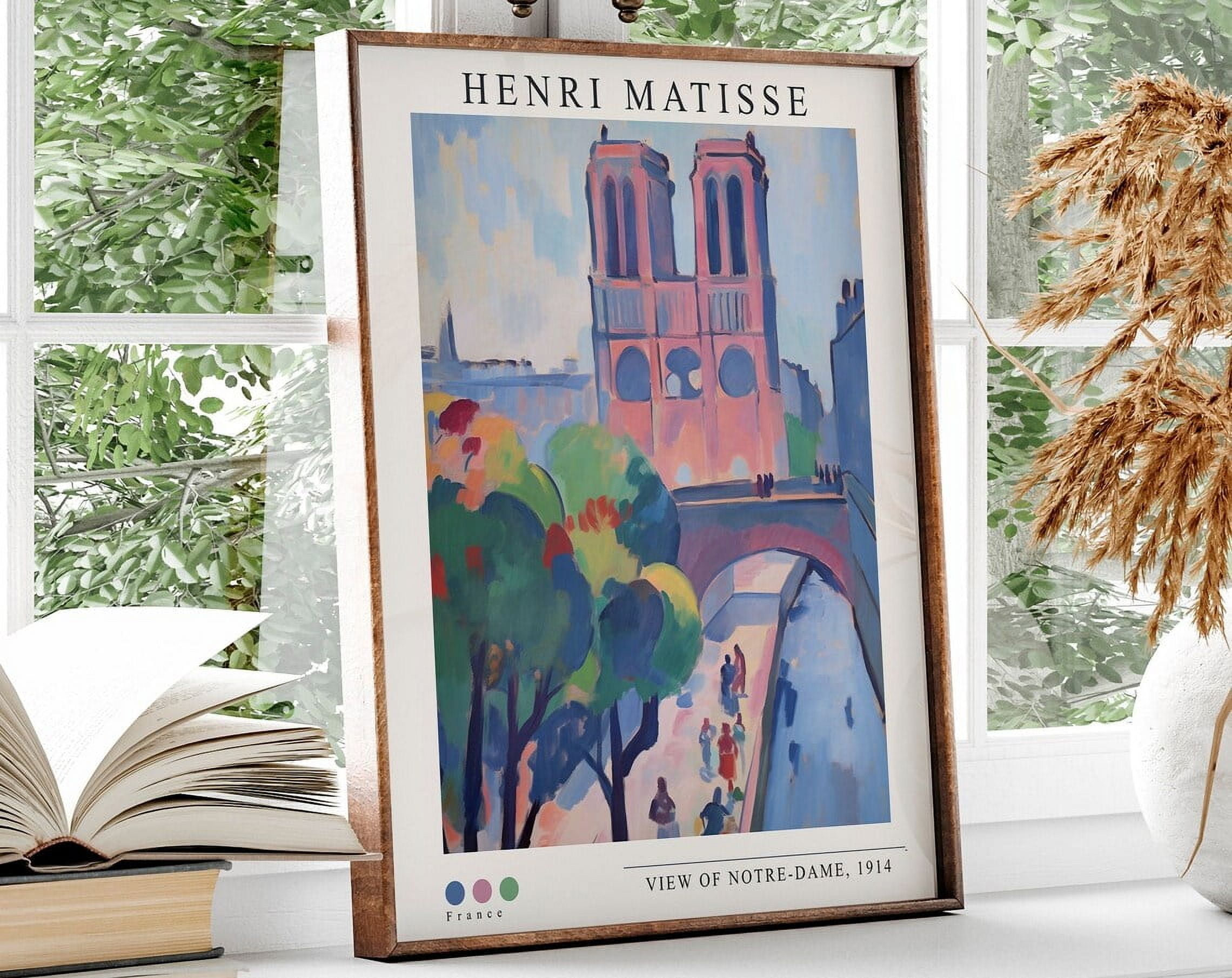 Kna Prints - View Of Notre Dame Painting From Henri Matisse, Henri ...