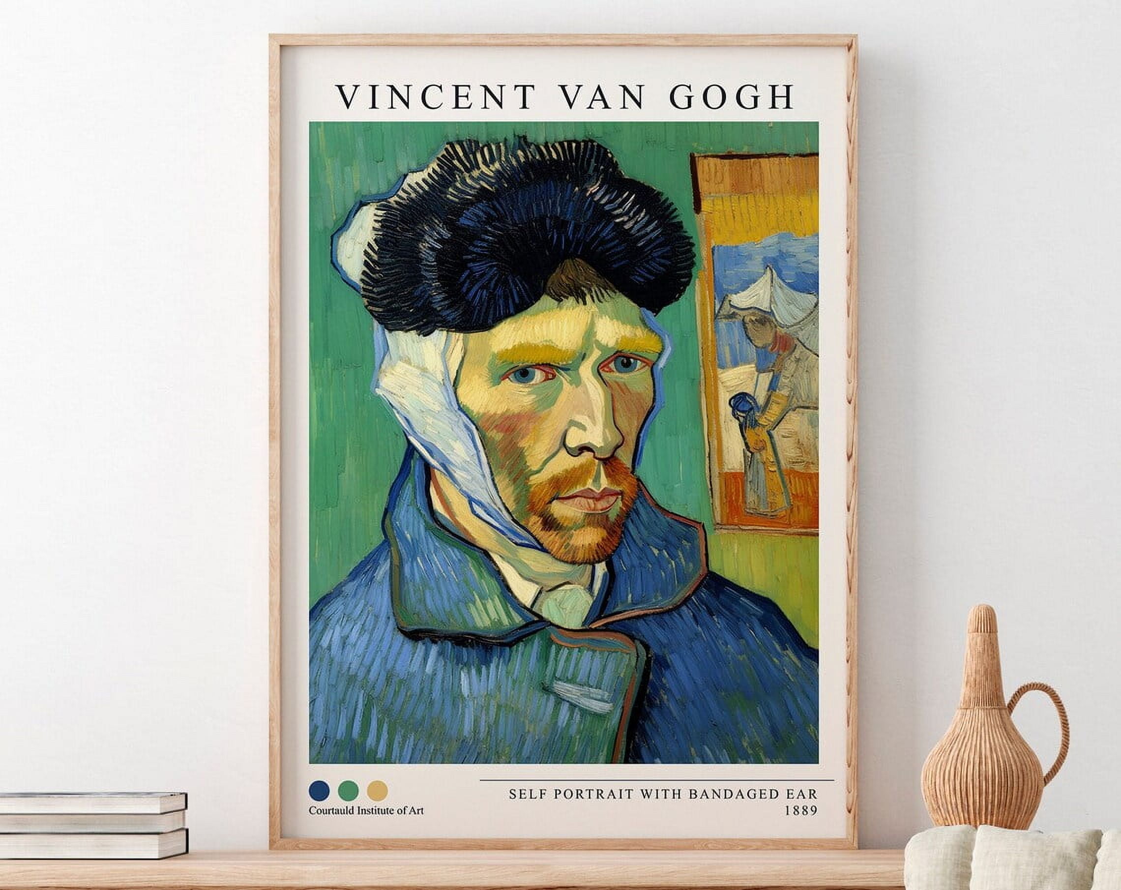 Kna Prints - Vincent Van Gogh Self Portrait With Bandaged Ear Poster ...
