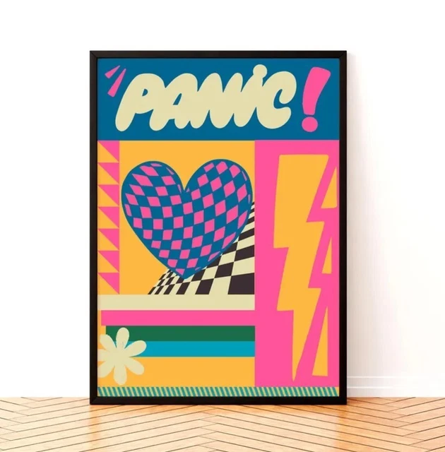 Kna Prints - Vintage 90'S Rave Inspired Poster | Disco Dance Floor ...