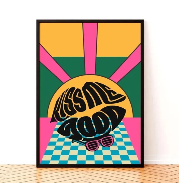 Kna Prints - Vintage 90'S Rave Inspired Poster | Disco Dance Floor ...