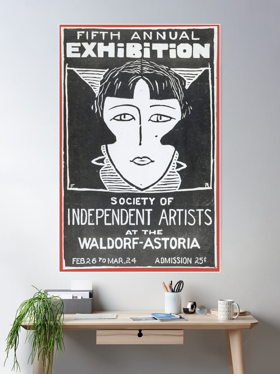 Kna Prints - Vintage Art: 5Th Annual Exhibition Waldorf-Astoria Poster ...