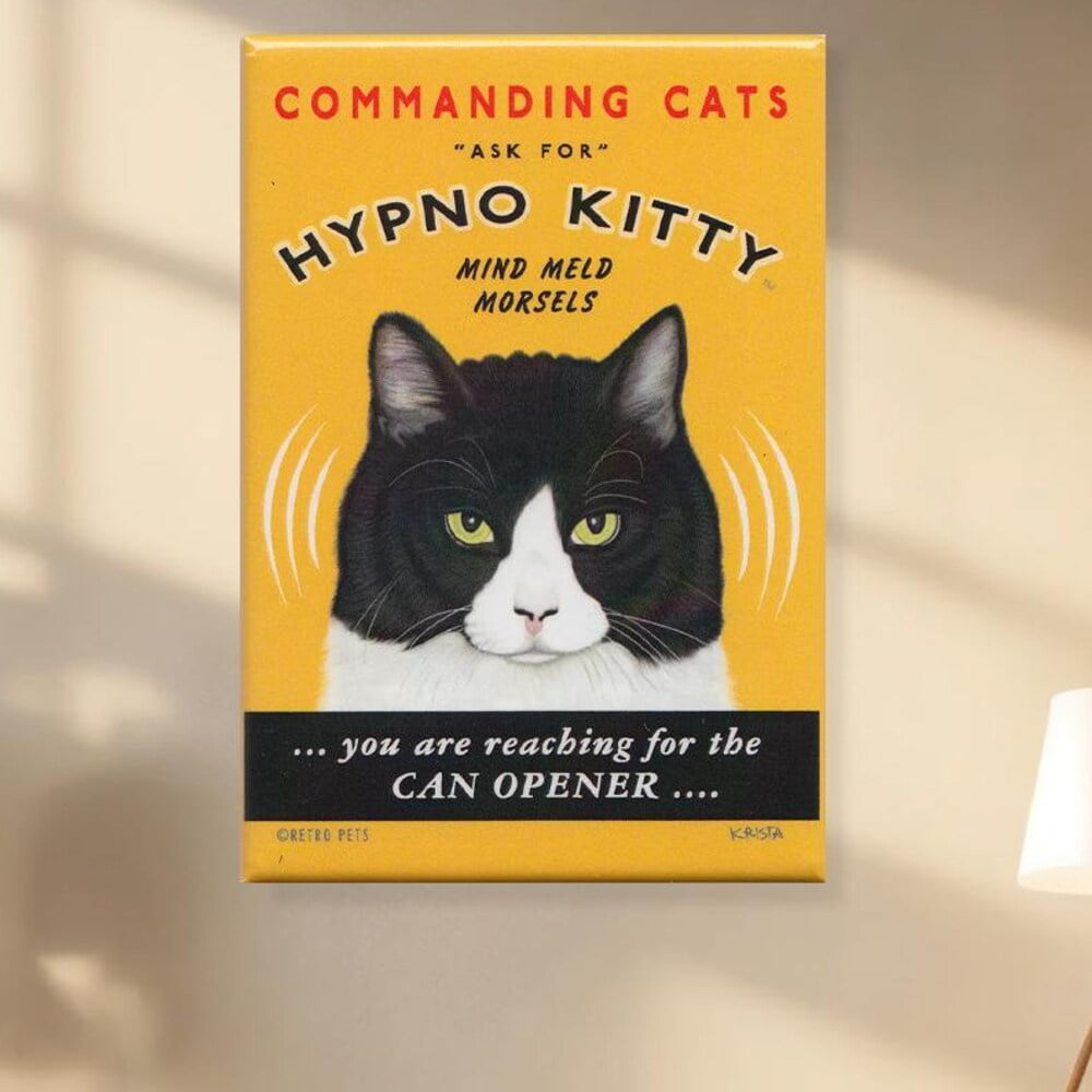 Kna Prints - Vintage Black And White Cat Art Posters, Cats Refrigerator ...