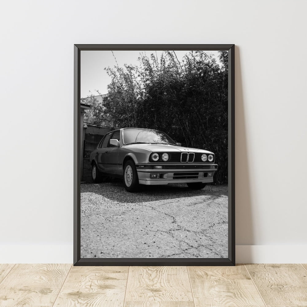 Kna Prints - Vintage Bmw E30 Poster, Vintage Bmw E30 Print, Vintage Bmw ...