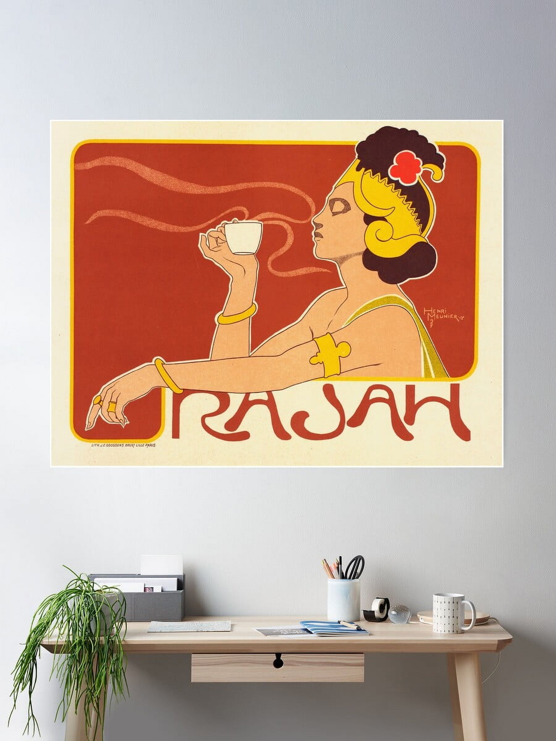 Kna Prints - Vintage Cafe Rajah Coffee By Georges Meunier For Home ...