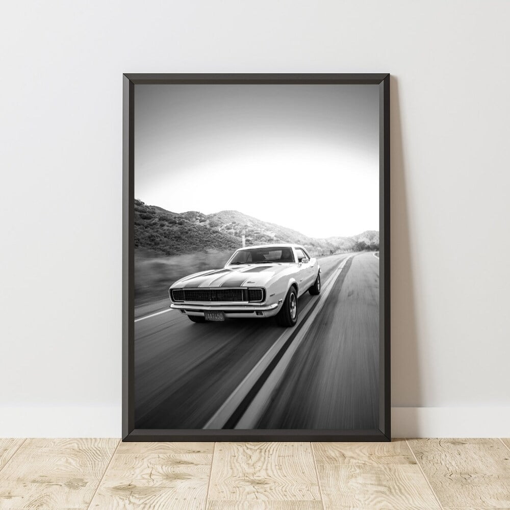 Kna Prints - Vintage Chevrolet Camaro Poster, Vintage Chevrolet Camaro ...
