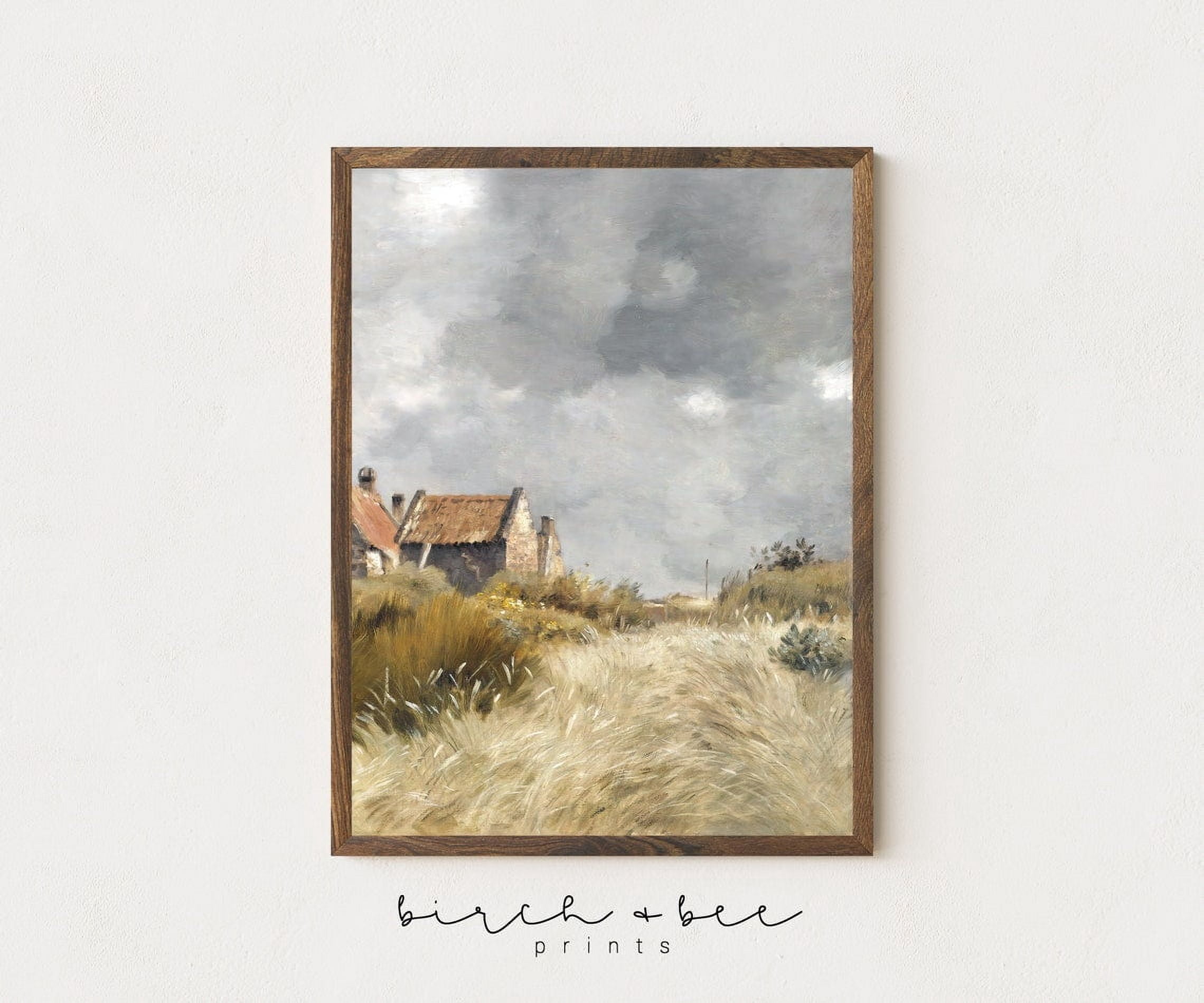 Kna Prints - Vintage Country Landscape Neutral Farmhouse Wall Art #15 ...