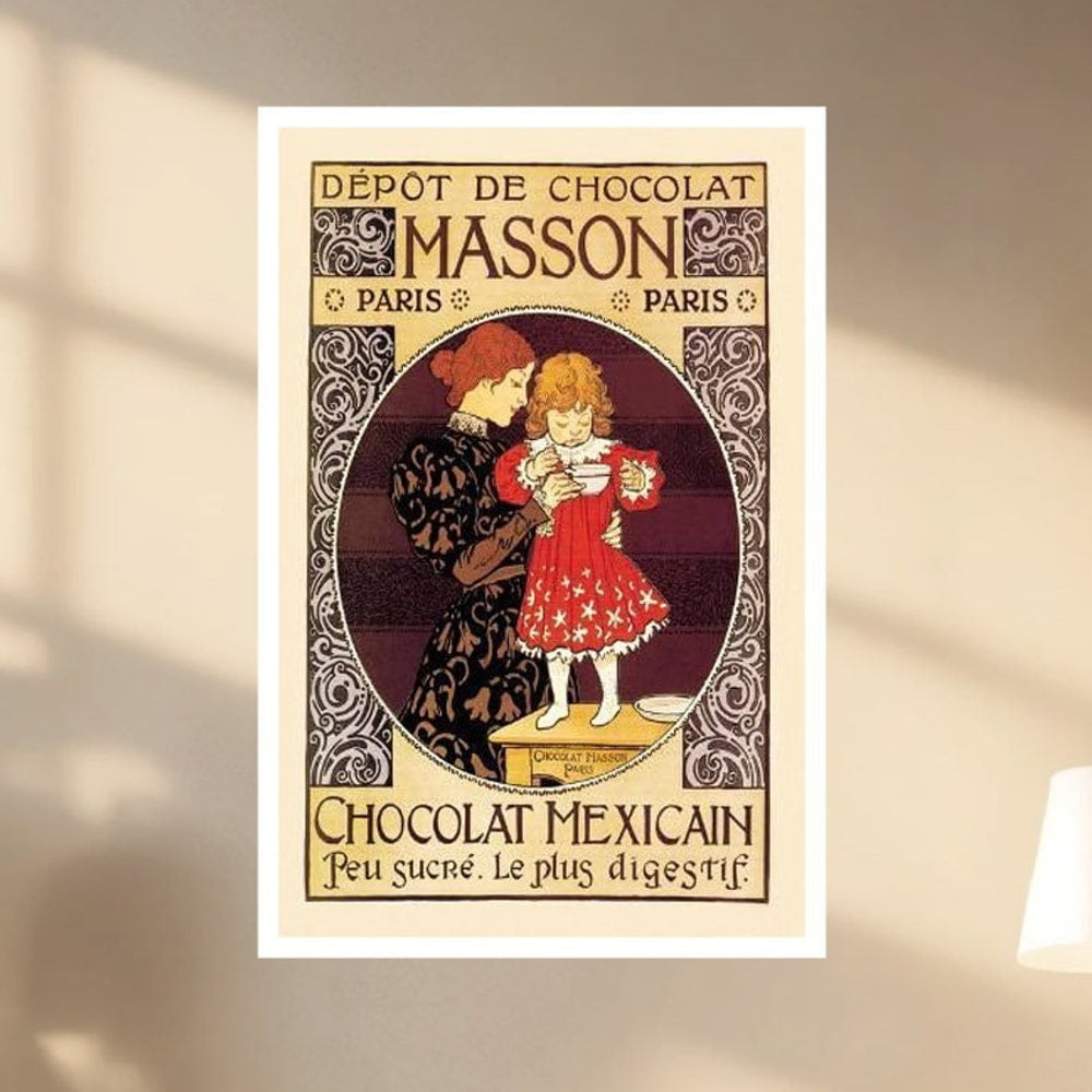 Kna Prints - Vintage Food&Drink Chocolat Advertising Poster, Chocolat ...