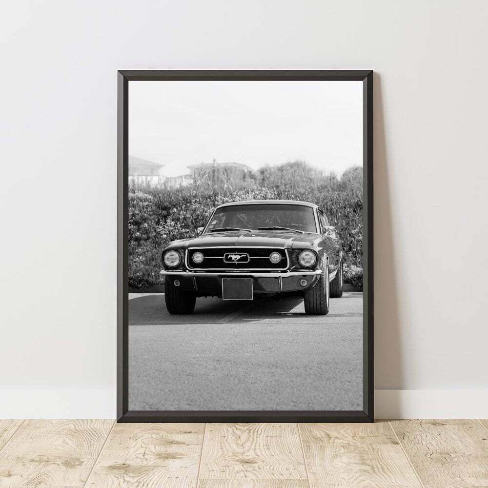 Kna Prints - Vintage Ford Mustang Poster, Vintage Ford Mustang Print ...