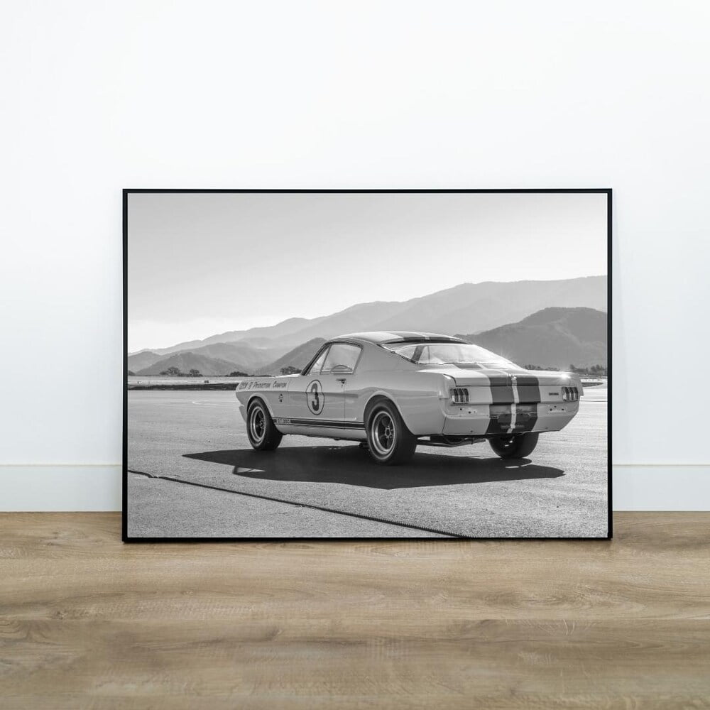 Kna Prints - Vintage Ford Mustang Shelby Poster, Vintage Ford Mustang ...