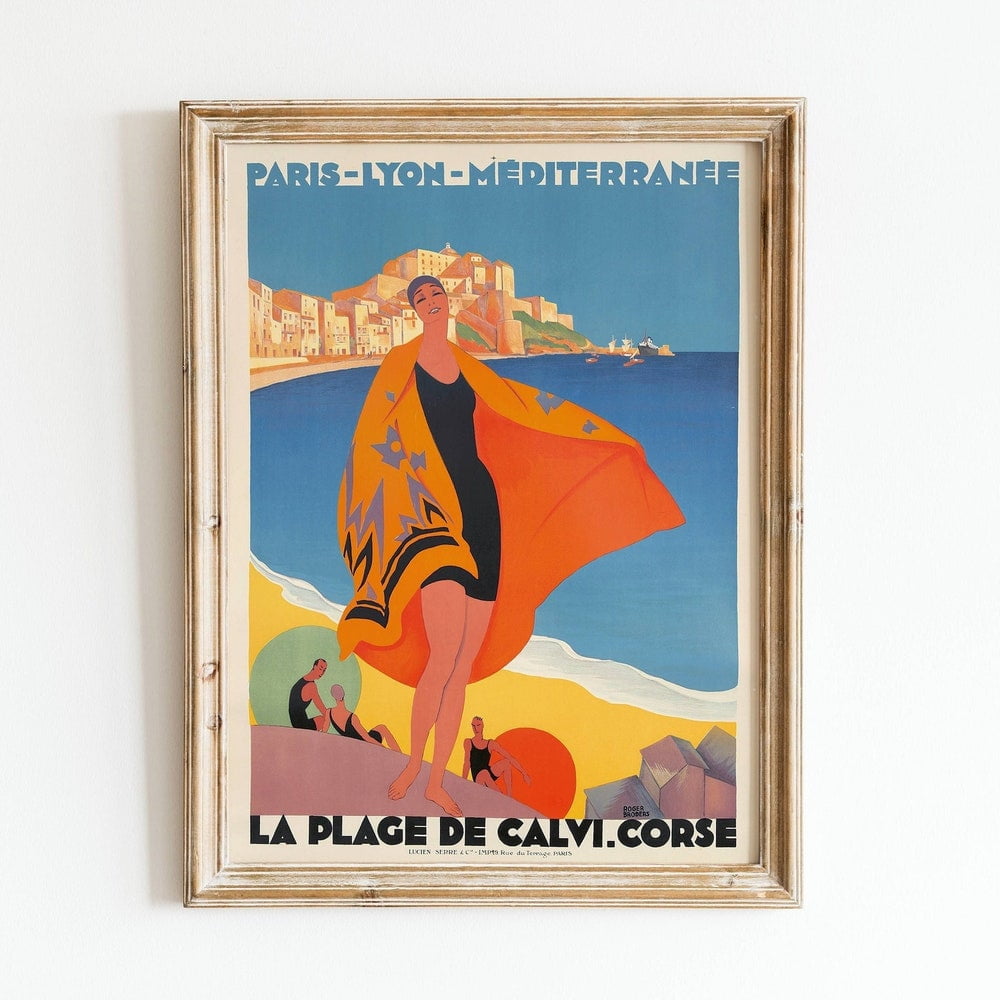 Kna Prints - Vintage French Riviera Travel Posters France Wall Art ...