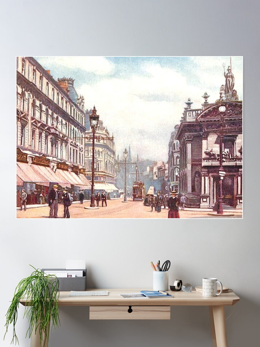 Kna Prints - Vintage Illustration Of Murraygate, Dundee Poster Wall Art ...
