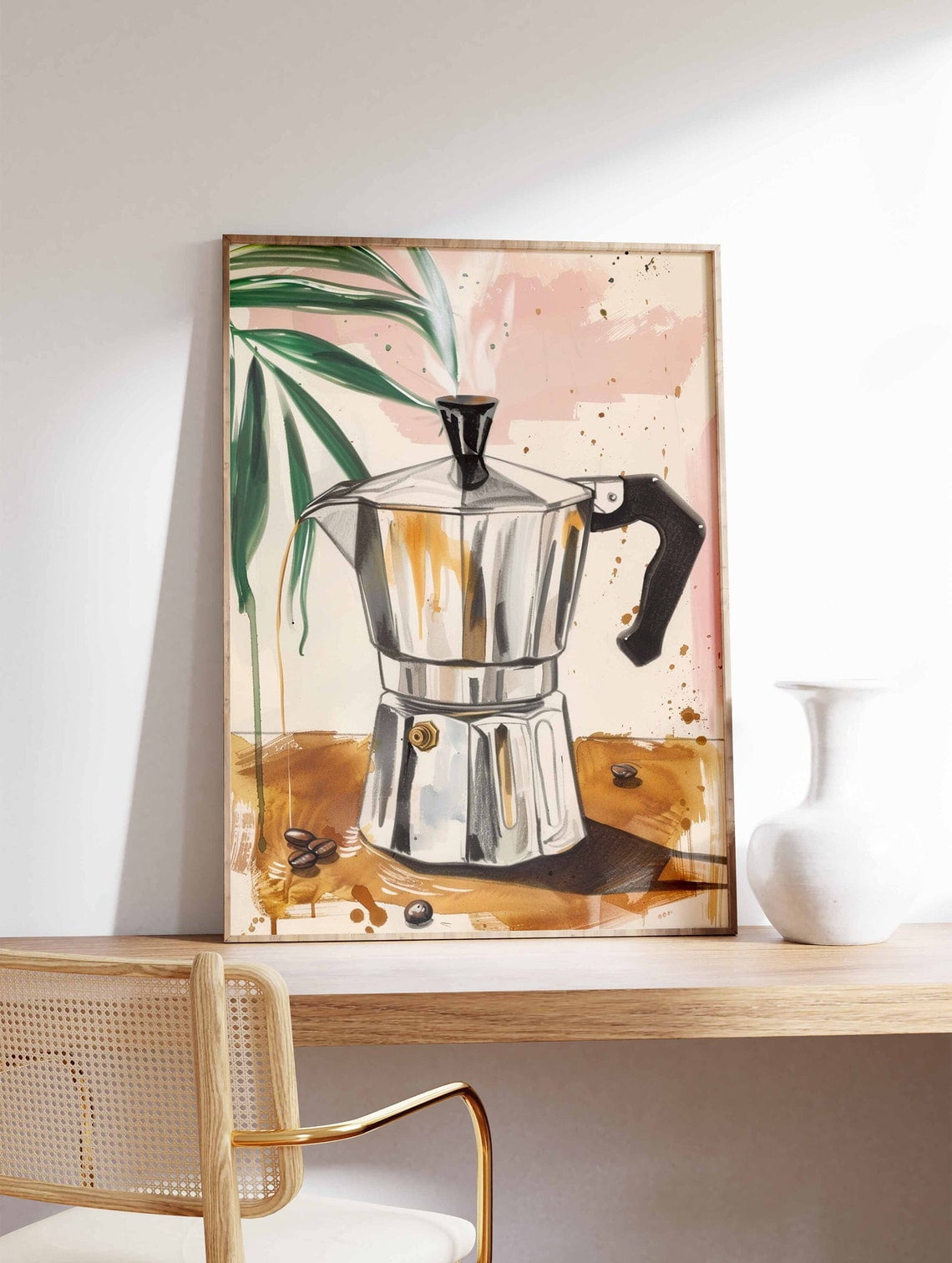 Kna Prints - Vintage Italian Coffee Print, Retro Coffee , Coffee Moka ...