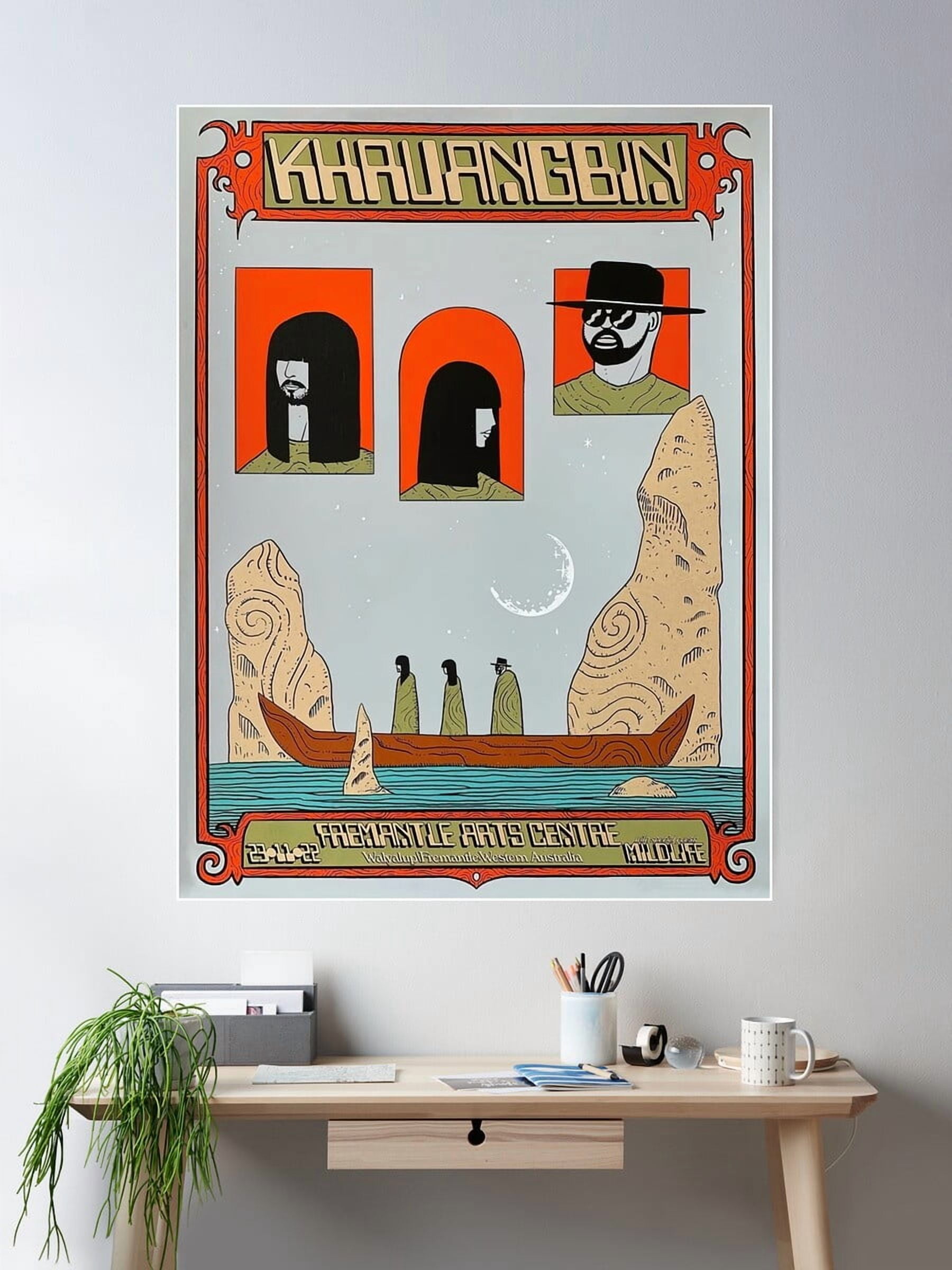 Kna Prints - Vintage Khruangbin Old Band Poster, UNFRAMED-8x12 ...