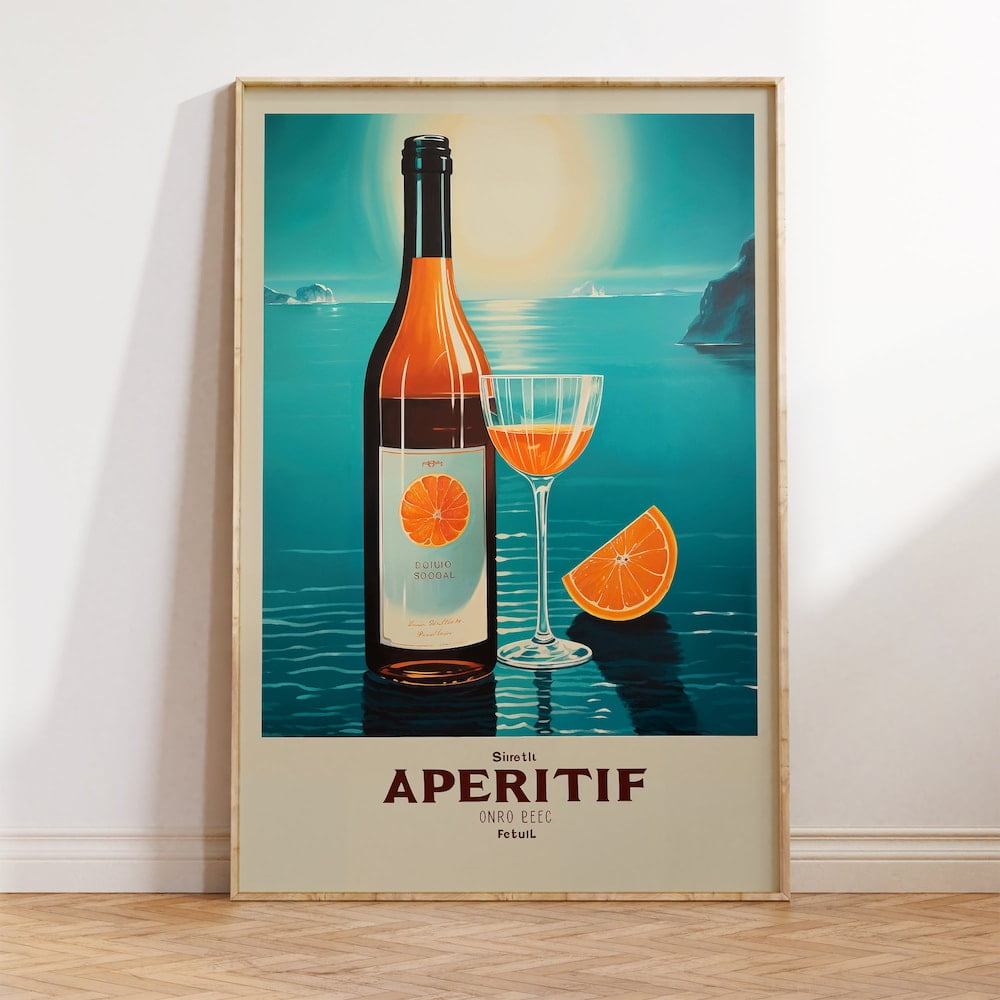 Kna Prints - Vintage Liquor Advertising Print, Retro Aperitif Poster ...