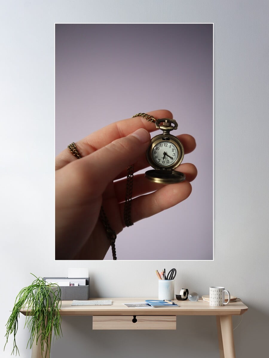 Kna Prints - Vintage Pocket Watch Poster, UNFRAMED-12x18 - Walmart.com