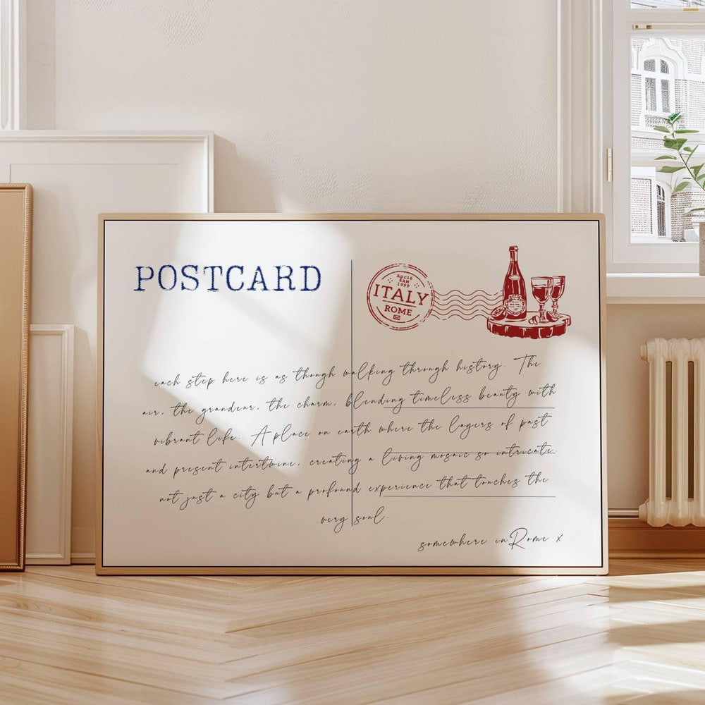 Kna Prints - Vintage Postcard Poster, Trendy Postcard Print, Retro ...