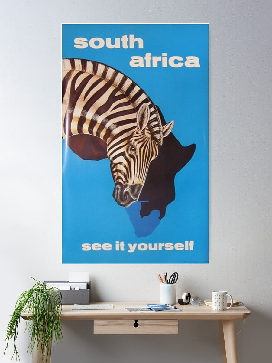 Kna Prints - Vintage South Africa Tourism Poster , UNFRAMED-8x12 ...