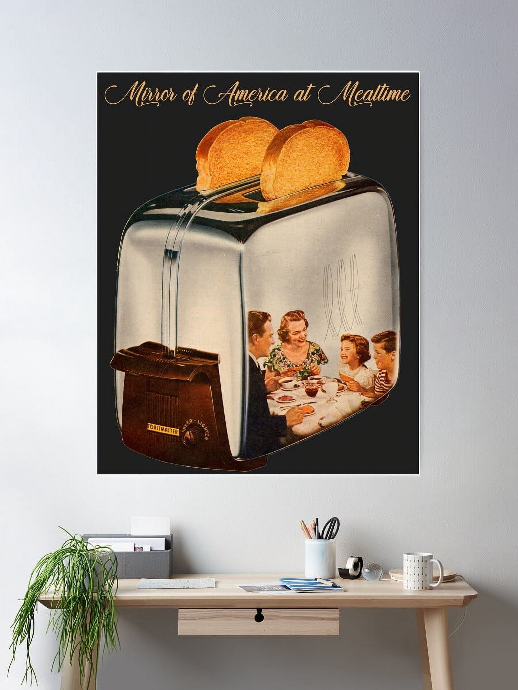 Kna Prints - Vintage Toastmaster Poster Wall Art, Modern Wall Decor For ...