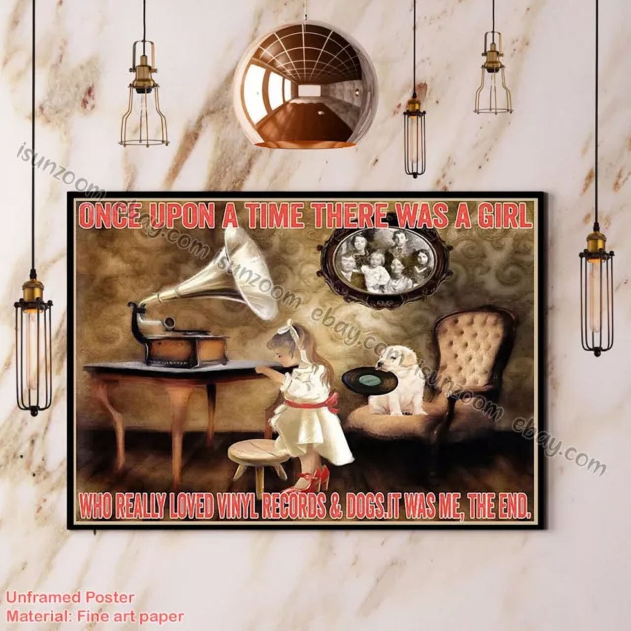 Kna Prints - Vinyl Records Once Upon A Time There Was A Girl Who Really ...