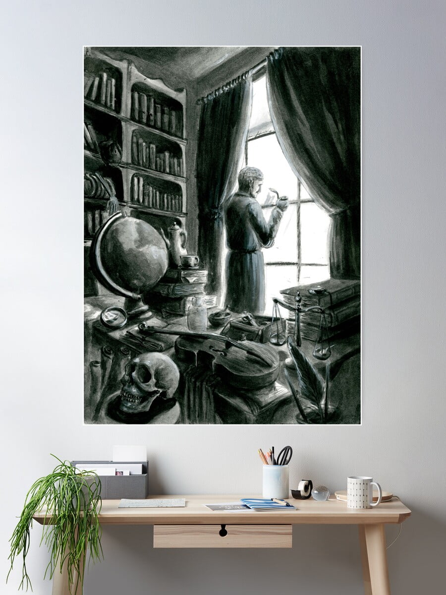 Kna Prints - Waiting For Holmes Poster, UNFRAMED-16x24 - Walmart.com