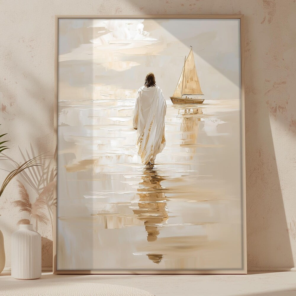 Kna Prints - Walk On Water Minimalist Wall Art Printable, Modern ...