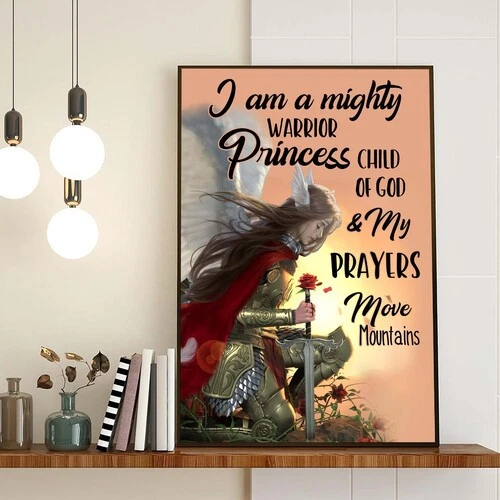 Kna Prints - Warrior Princess Child Of God Poster - Inspiration ...