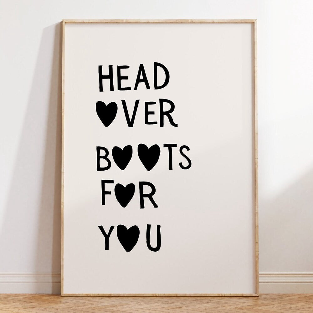 Kna Prints - Western Quote Print Cowboy Boots Poster Cute Cowgirl Wall ...