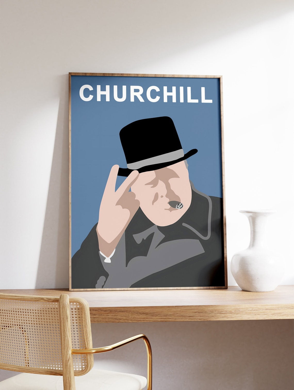 Kna Prints - Winston Churchill Print, Winston Churchill , Political Art ...