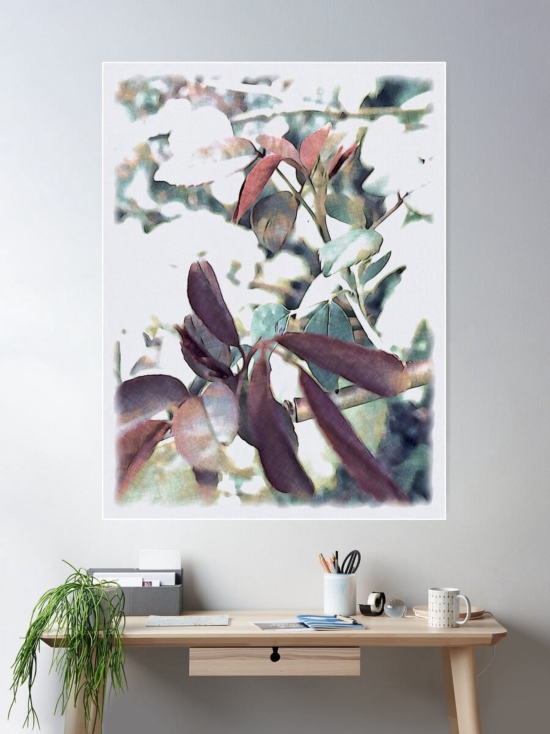 Kna Prints - Working From Home Poster, UNFRAMED-8x12 - Walmart.com