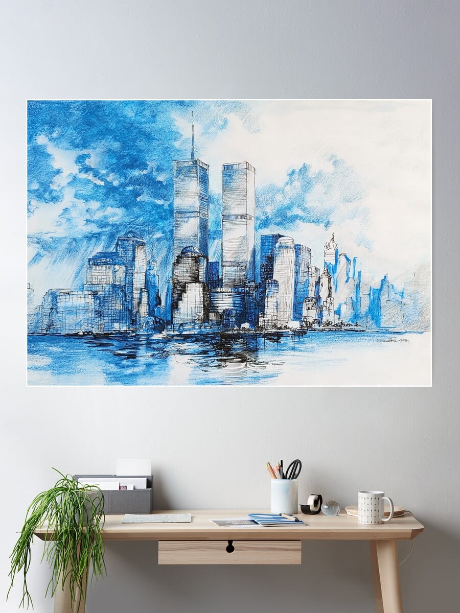 Kna Prints - World Trade Center Poster , UNFRAMED-8x12 - Walmart.com