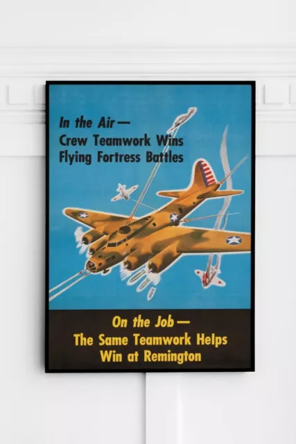 Kna Prints - World War Ii Propaganda Poster 1942 Featuring The Boeing B ...