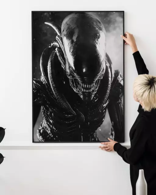 Kna Prints - Xenomorph Alien Inspired Poster Print For Home Decor ...