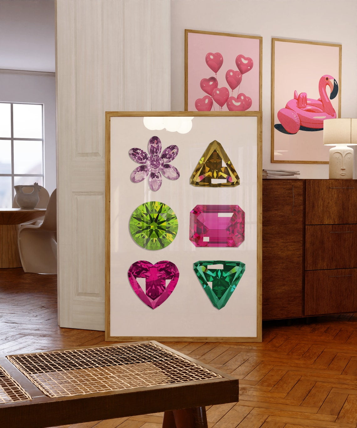 Kna Prints - Y2K Gems Decor, Maximalist Wall Art, Eclectic Prints ...