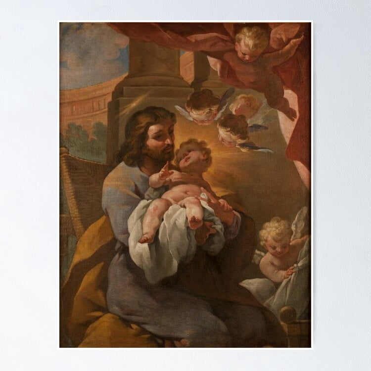 Kna Prints - Year O St. Joseph: And Baby Jesus Poster Wall Art Print ...