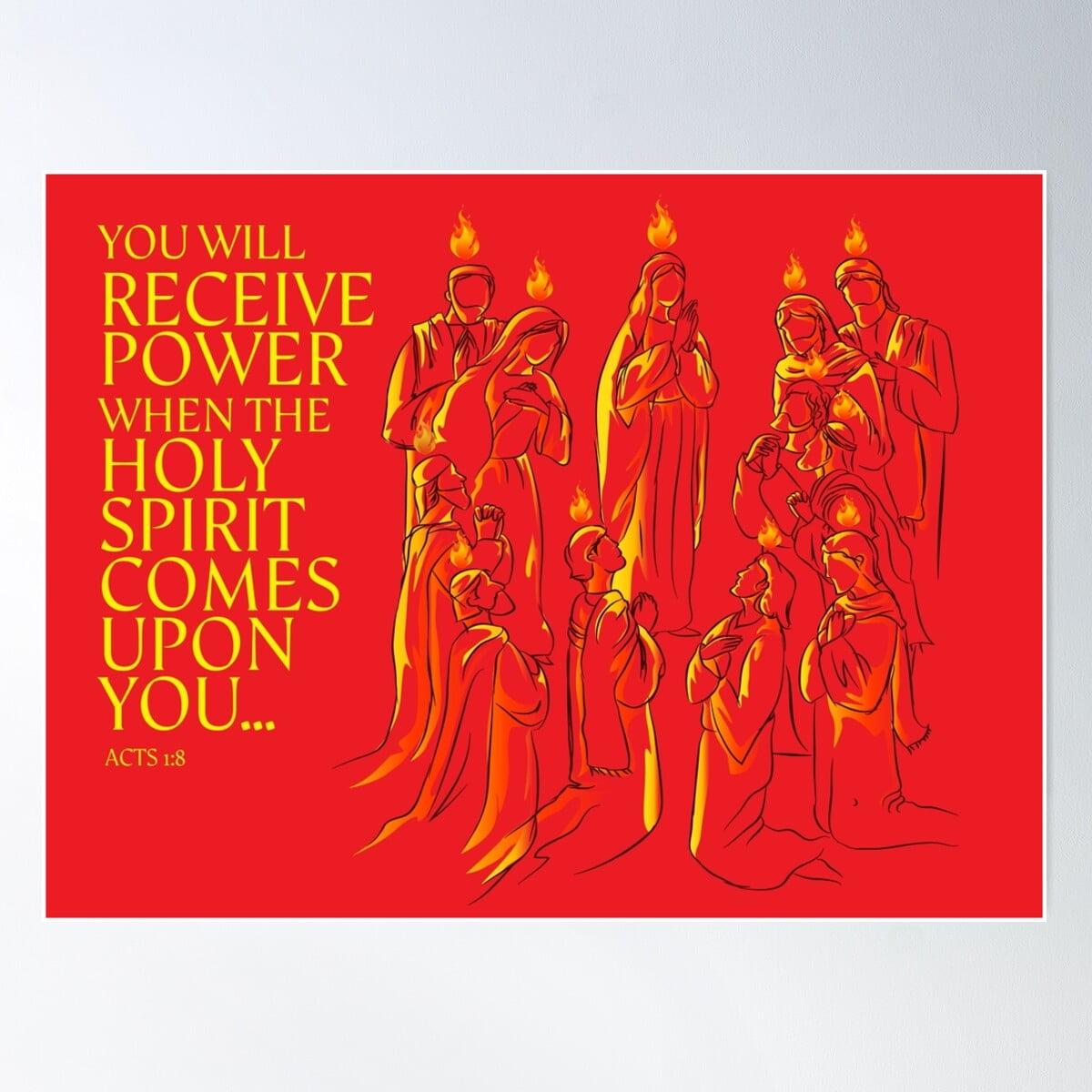 Kna Prints - You Will Receive Power When The Holy Spirit Comes Upon You ...