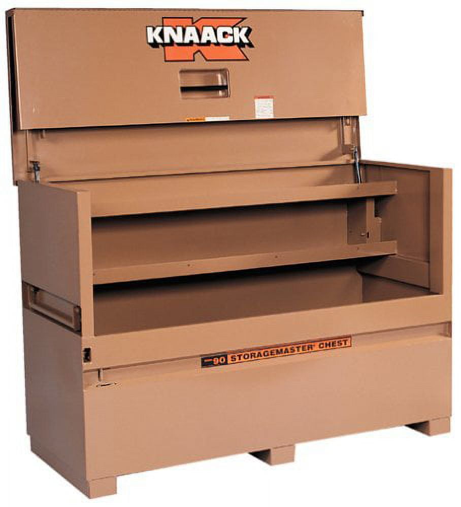 Knaack 90 Storagemaster Jobsite Storage Chest wtih Large Dual Folding ...