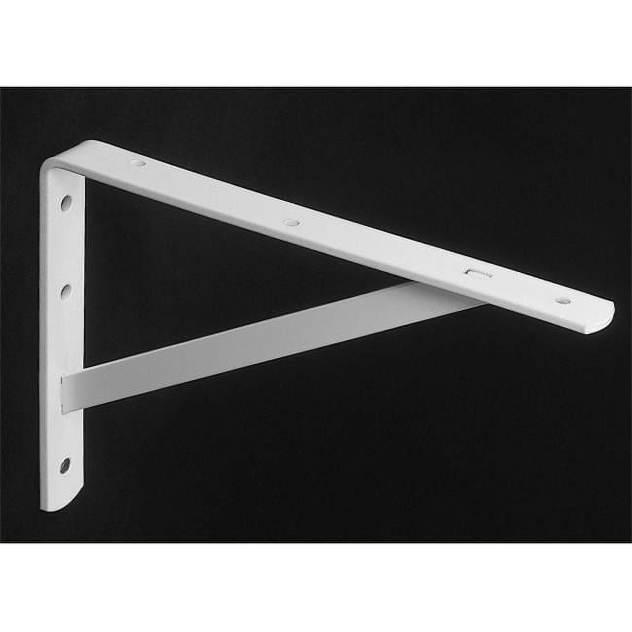 Knape & Vogt 16in. White Heavy Duty Shelf Bracket 208WH400 - Walmart.com