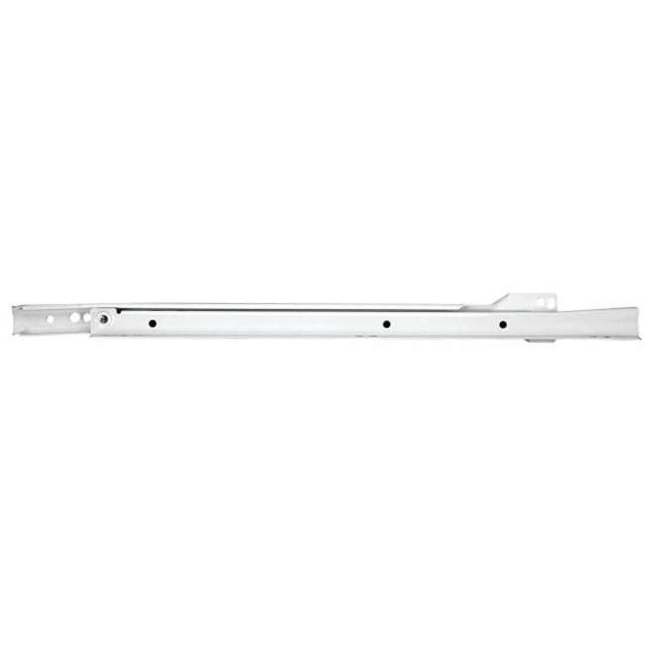 Knape & Vogt 1805H WH 300 Drawer Slide, 75 lb, 300 mm L Rail, 12.5 mm W ...