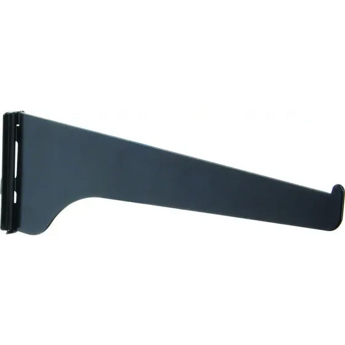 Knape & Vogt 180BLK8 Regular Duty Single Slot Shelf Bracket 8 Inch ...