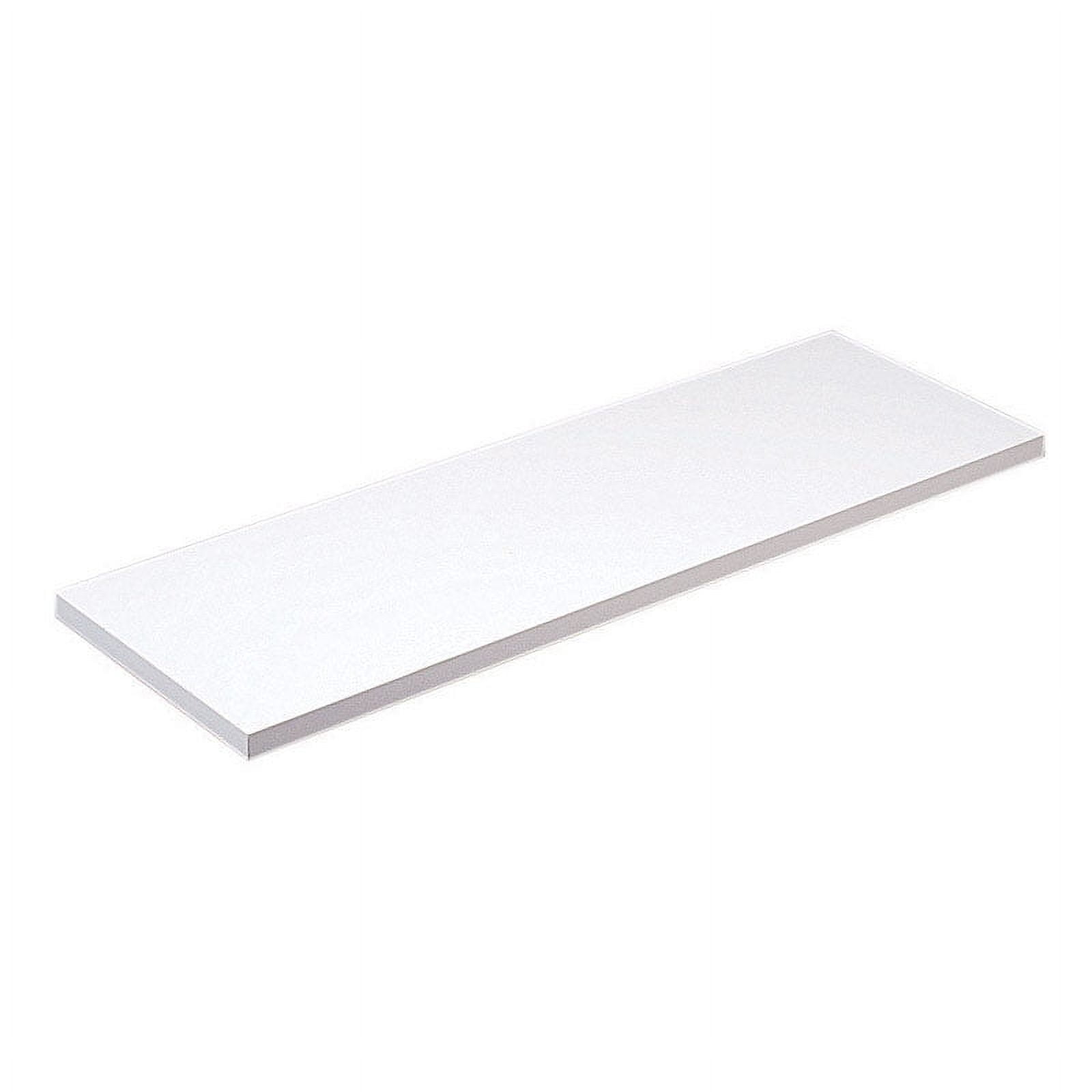 Knape & Vogt 5/8 in. H X 24 in. W X 8 in. D White Particle Board Shelf ...